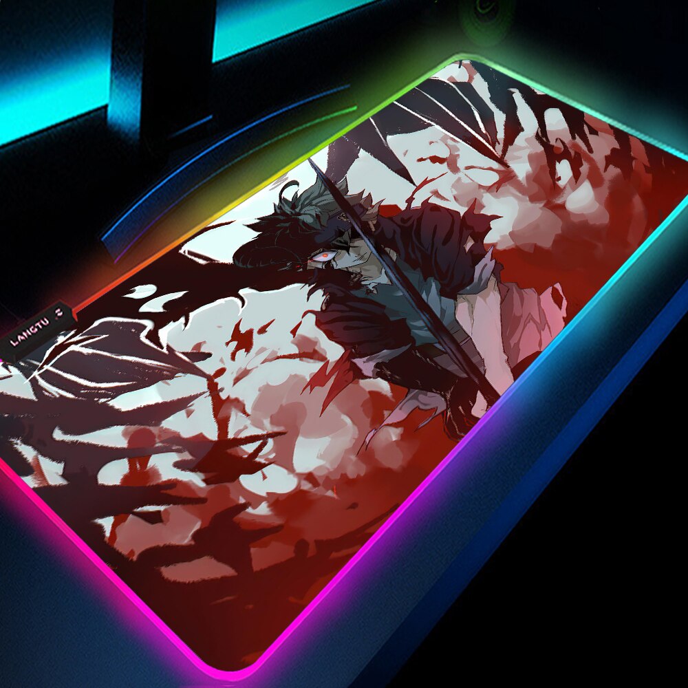 Tapis de souris lumineux LED Asta aile de démon | Asta Shop